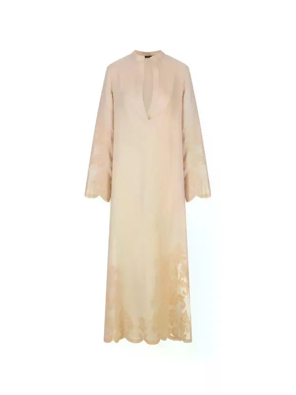 Kiton V-neck Maxi Dress