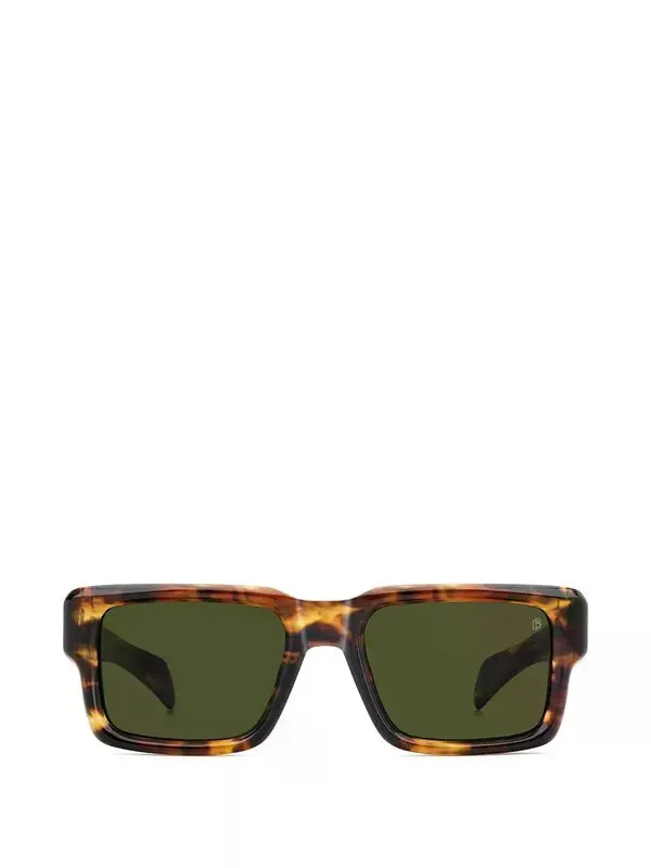 DB EYEWEAR BY DAVID BECKHAM Tortoiseshell Rectangle-frame Sunglasses - Brown