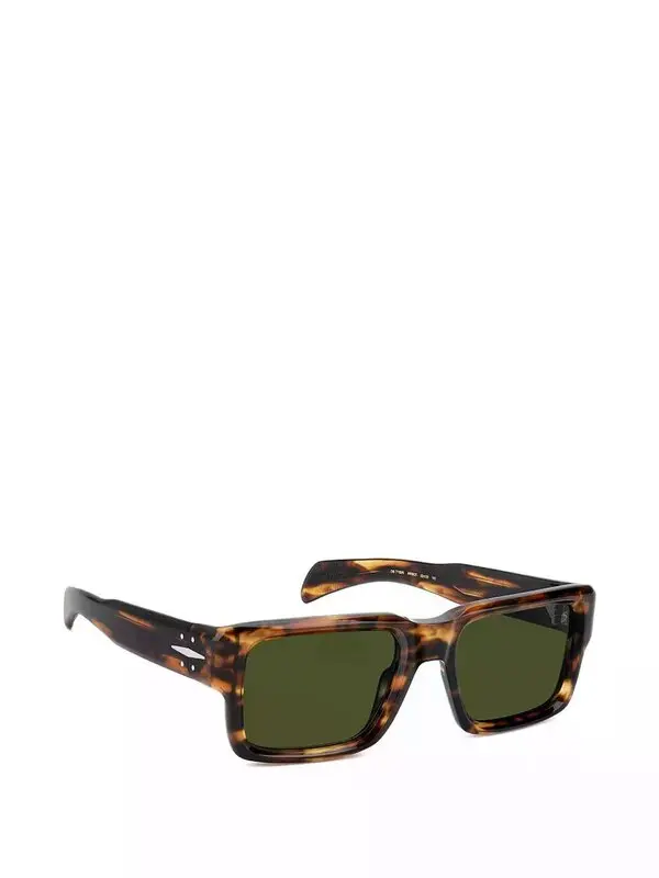 DB EYEWEAR BY DAVID BECKHAM Tortoiseshell Rectangle-frame Sunglasses - Brown