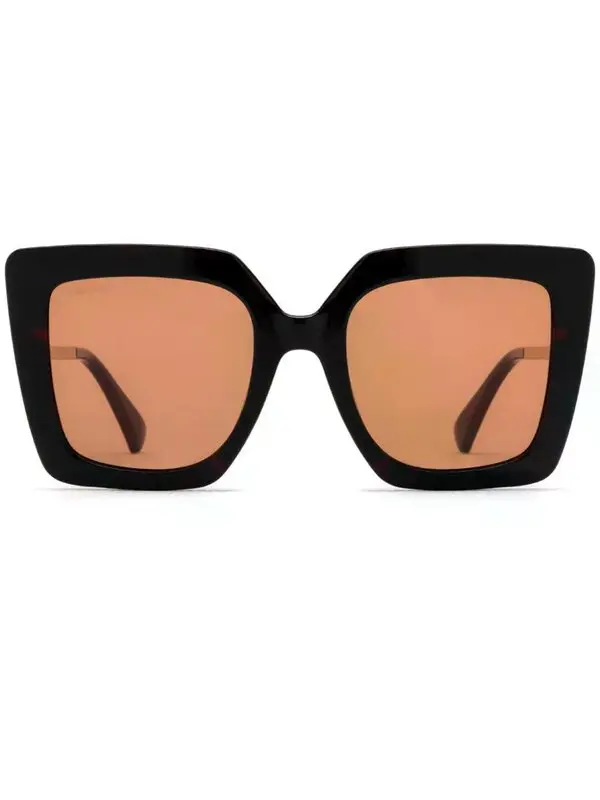 Max Mara Design4 Square-frame Sunglasses - Red