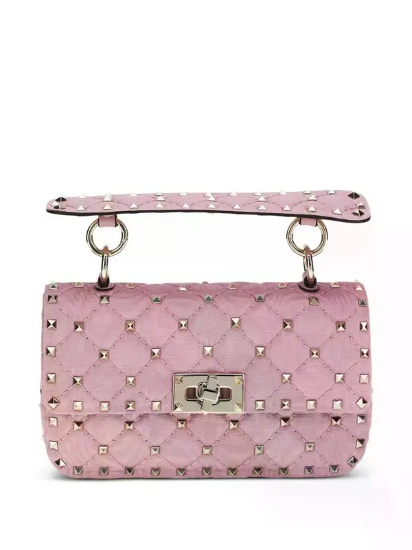 Valentino Garavani Leather Rockstud-embellished Shoulder Bag