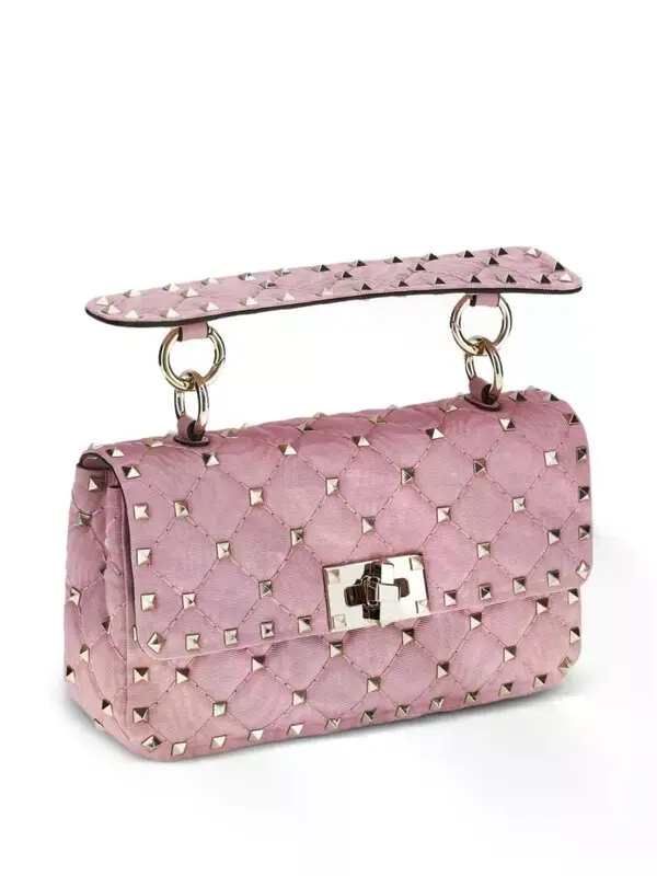 Valentino Garavani Leather Rockstud-embellished Shoulder Bag