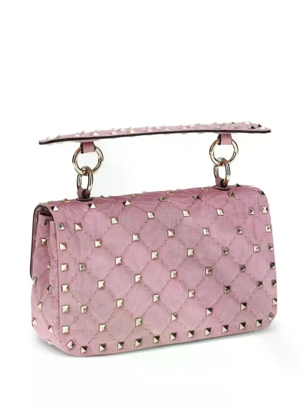 Valentino Garavani Leather Rockstud-embellished Shoulder Bag