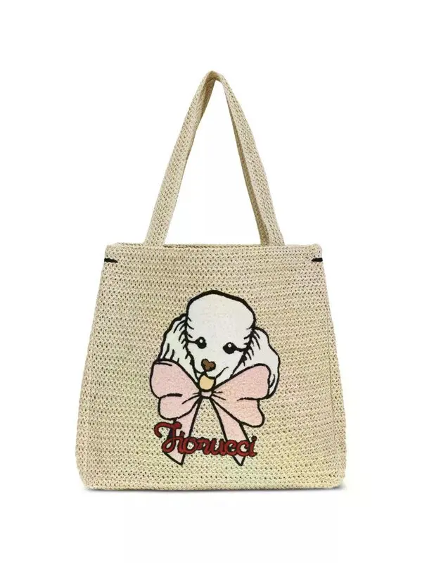 Fiorucci Raffia Tote Bag