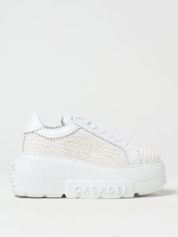 Casadei Lace-up Sneakers - White