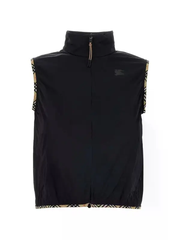Burberry Check Trim Gilet