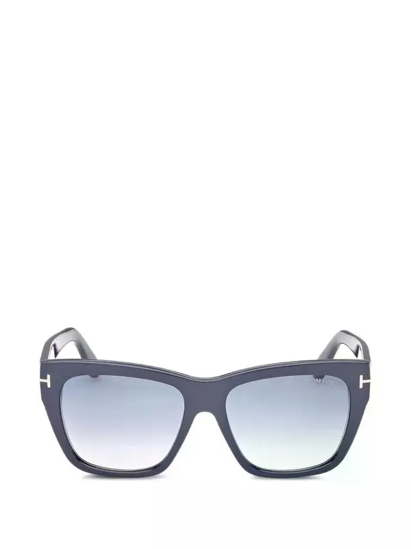 TOM FORD Flynn Rectangle-frame Sunglasses - Blue