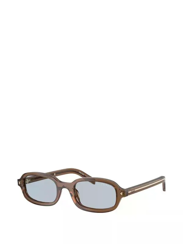 Prada Rectangle-frame Sunglasses - Brown