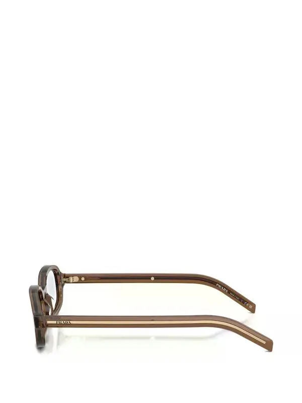 Prada Rectangle-frame Sunglasses - Brown