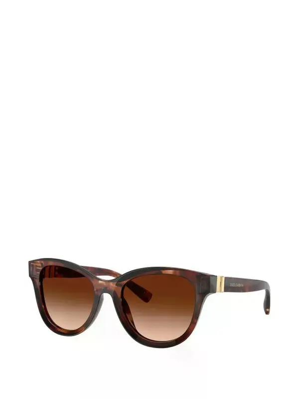 Dolce & Gabbana Tortoiseshell-effect Cat-eye Sunglasses