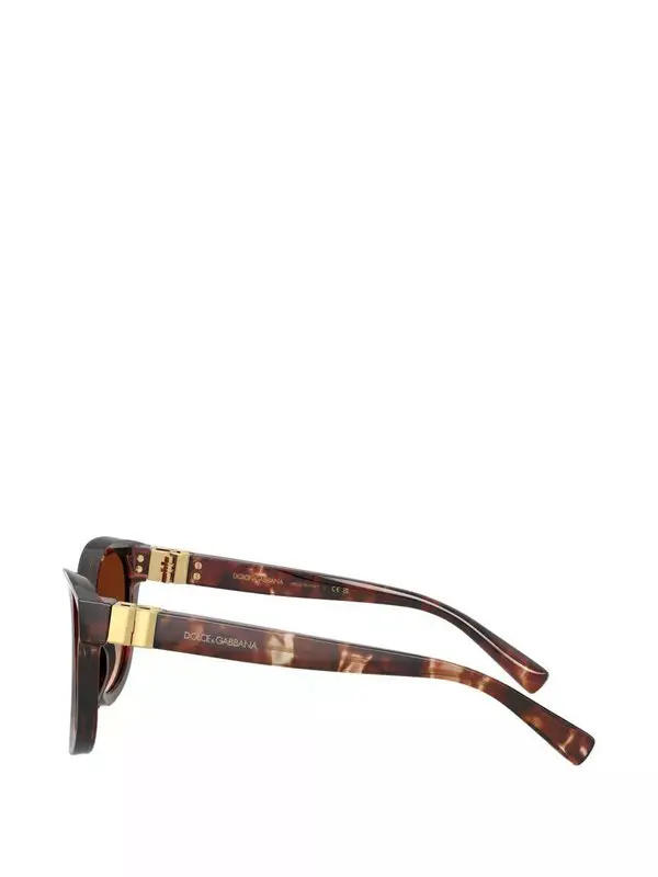 Dolce & Gabbana Tortoiseshell-effect Cat-eye Sunglasses