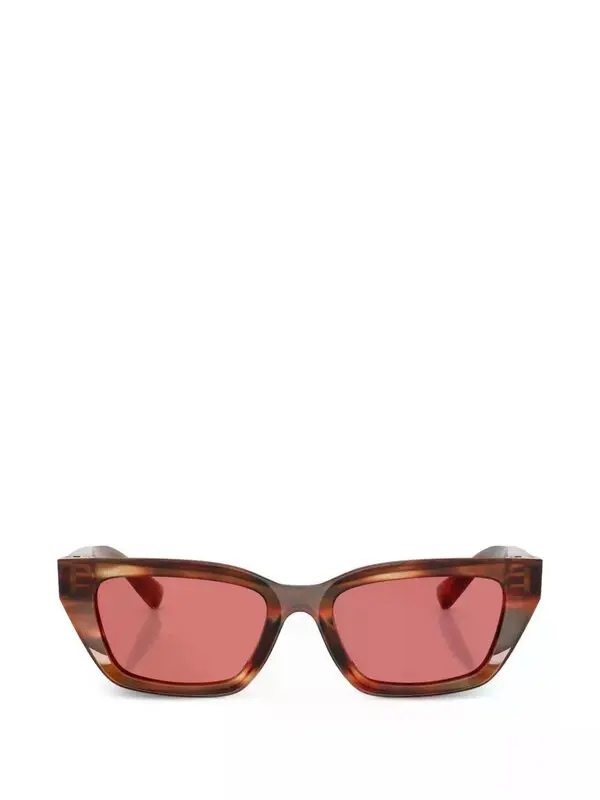 Dolce & Gabbana Tortoiseshell Cat-eye Sunglasses - Brown