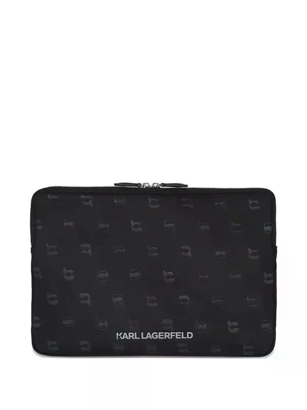 Karl Lagerfeld Ikon Laptop Sleeve - Black