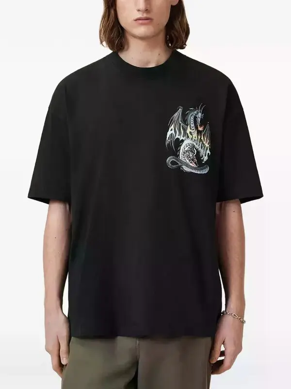 ALLSAINTS Dragon Wave T-shirt - Black