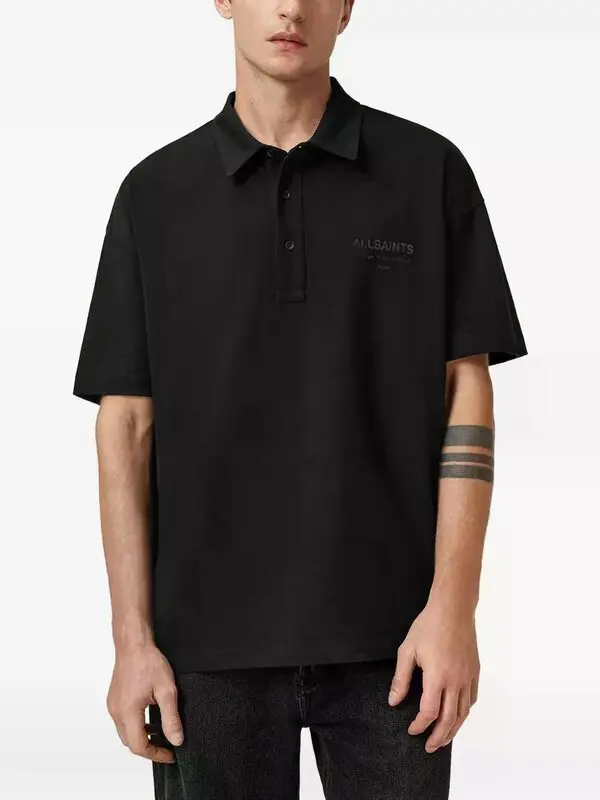 ALLSAINTS Xander Polo Shirt - Black