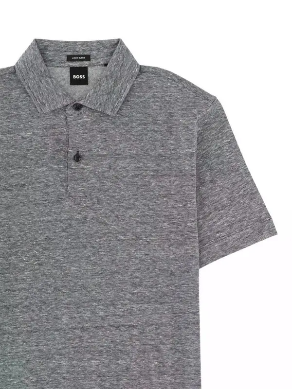 BOSS Short Sleeve Polo Shirt - Grey