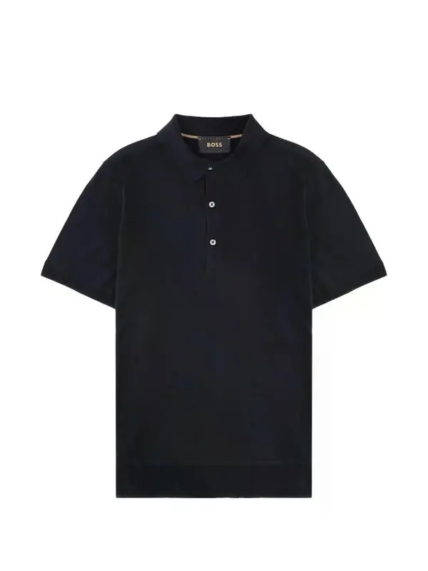 BOSS Silk Polo Shirt - Blue