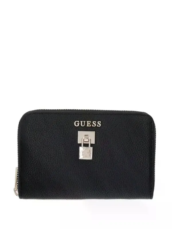 Guess Yesba Padlock Zip-fastening Wallet - Black