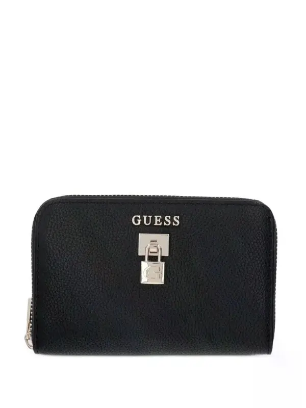 Guess Yesba Padlock-detail Wallet - Black