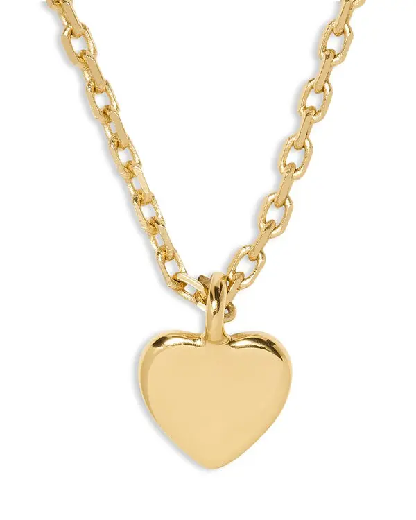 Kate Spade New York Mini Heart Pendant Necklace, 16-19 - Gold