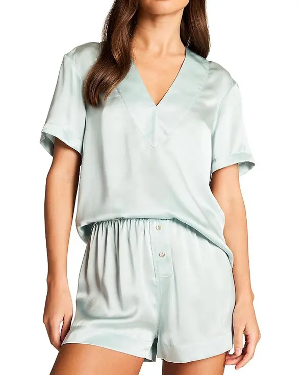 NEGATIVE Eclipse Washable Silk V-top - Mist