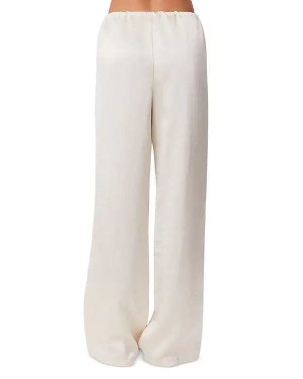 SNDYS. Drawstring Waist Pants - Cream