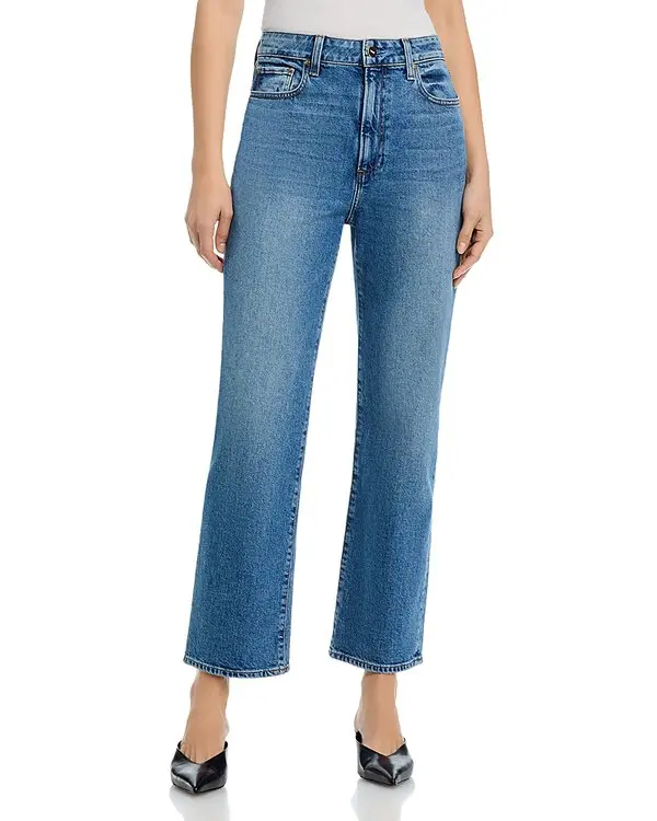 Paige Petite Stevie High Rise Jeans - Keystone