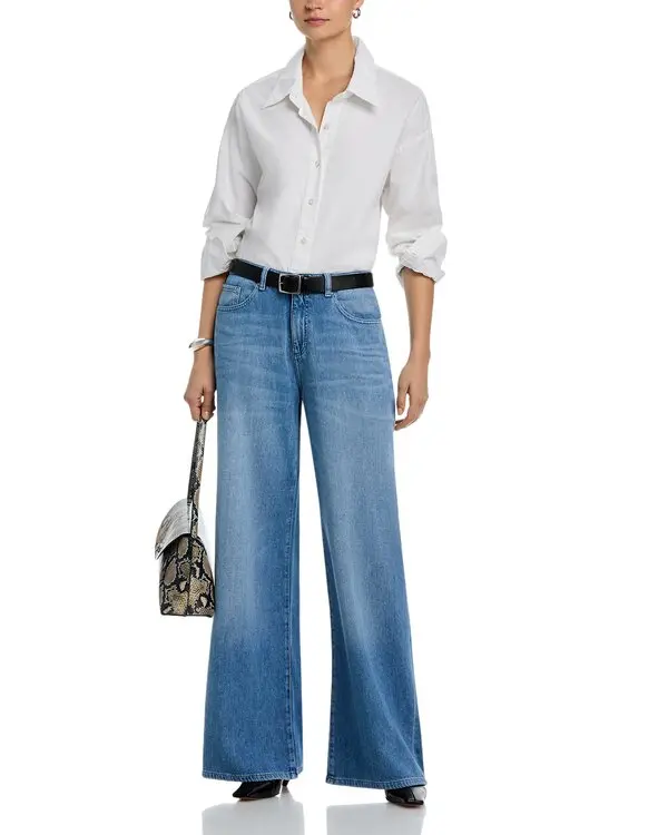 DL1961 Alex Low Rise Baggy Wide Leg Jeans