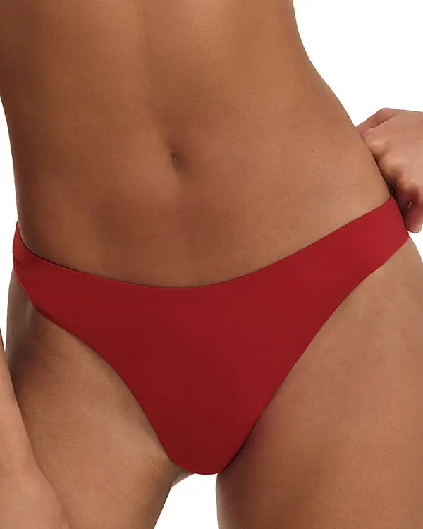 REFORMATION Amore Bikini Bottom - Lipstick