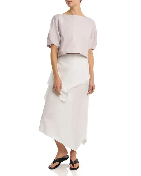 Issey Miyake Asymmetrical Layered Skirt