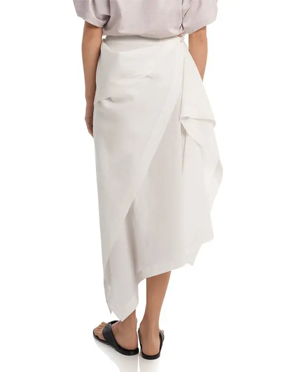 Issey Miyake Asymmetrical Layered Skirt