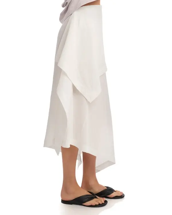 Issey Miyake Asymmetrical Layered Skirt