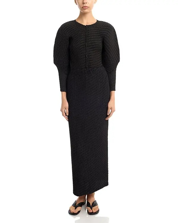 Issey Miyake Pleated Maxi Skirt