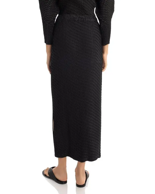Issey Miyake Pleated Maxi Skirt