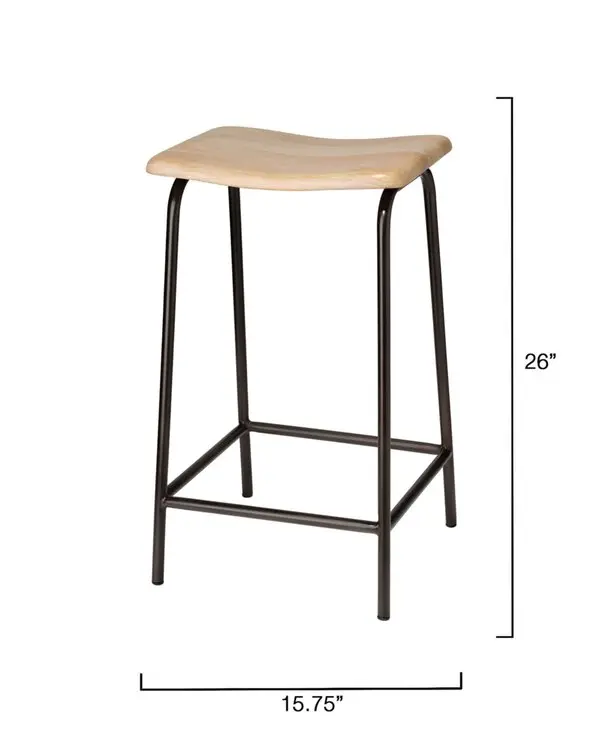 JAMIE YOUNG CO. Bend Iron Counter Stool