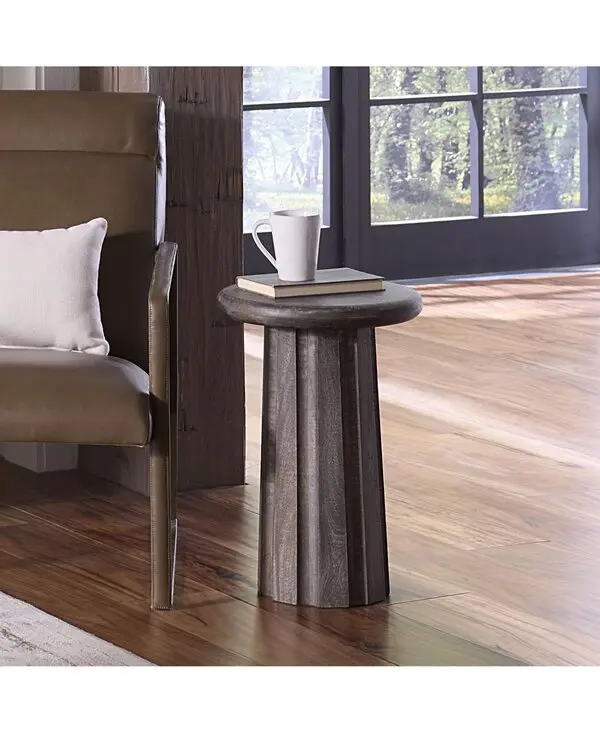 JAMIE YOUNG CO. Cremini Wood Side Table - Grey