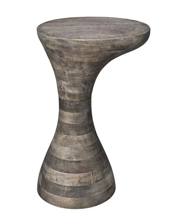 JAMIE YOUNG CO. Toadstool Wood Drink Table - Grey