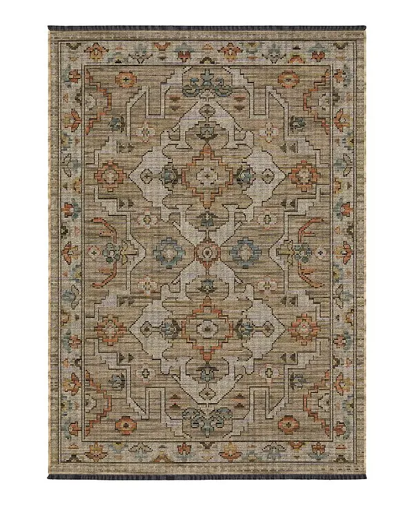 ORIENTAL WEAVERS Legacy Lgy08 6' 7 X 9' 6 Area Rug - Rust