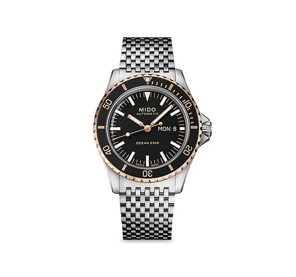 MIDO Ocean Star Tribute Watch - Black/silver