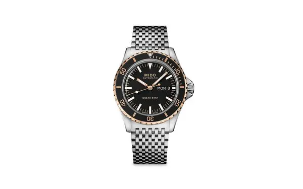 MIDO Ocean Star Tribute Watch - Black/silver