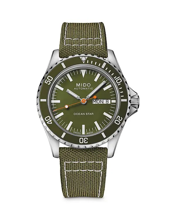 MIDO Ocean Star Tribute Caliber 80 Watch, 40.5mm - Green/green