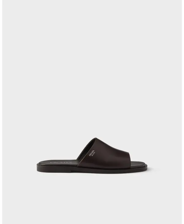 Prada Leather Slides