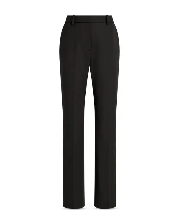 ARGENT Straight Leg Trousers - Black