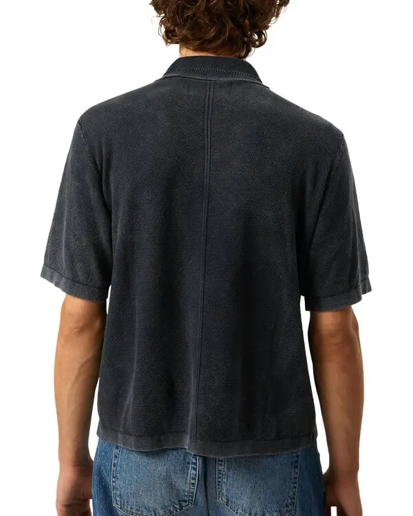 CORRIDOR Knit Polo Shirt - Black