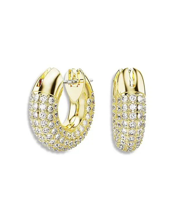 SWAROVSKI Dextera Pave Hoop Earrings - No Color