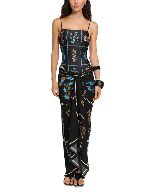Agua Bendita Marine Weave Pareo Swim Cover-up