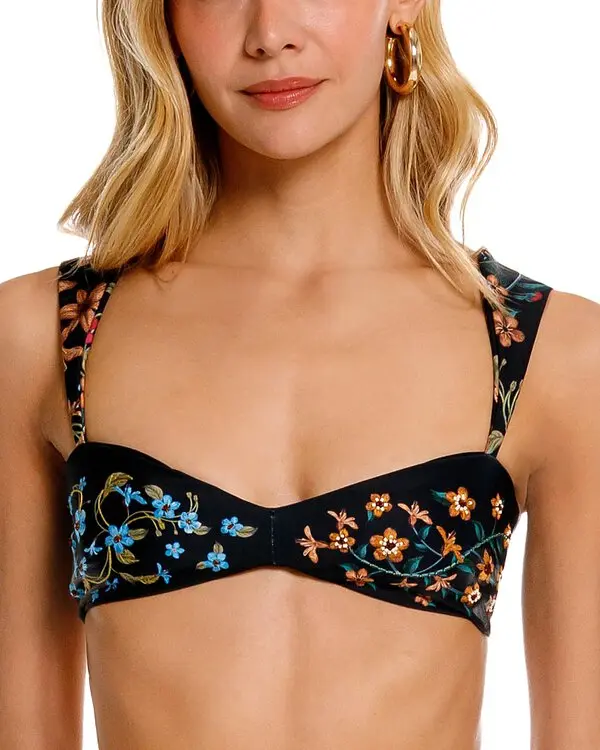 Agua Bendita Malory Weave Bikini Top - Multi
