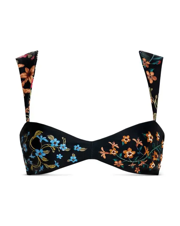 Agua Bendita Malory Weave Bikini Top - Multi