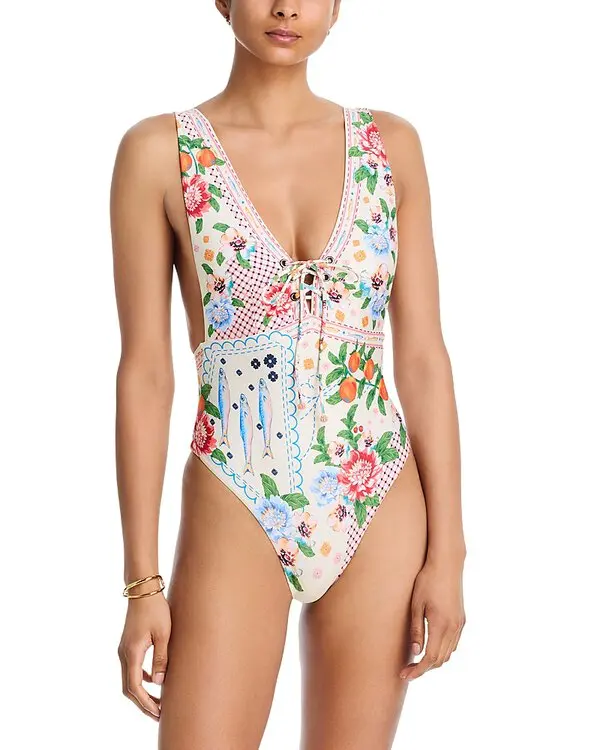 Agua Bendita Priscila One Piece Swimsuit - Multi