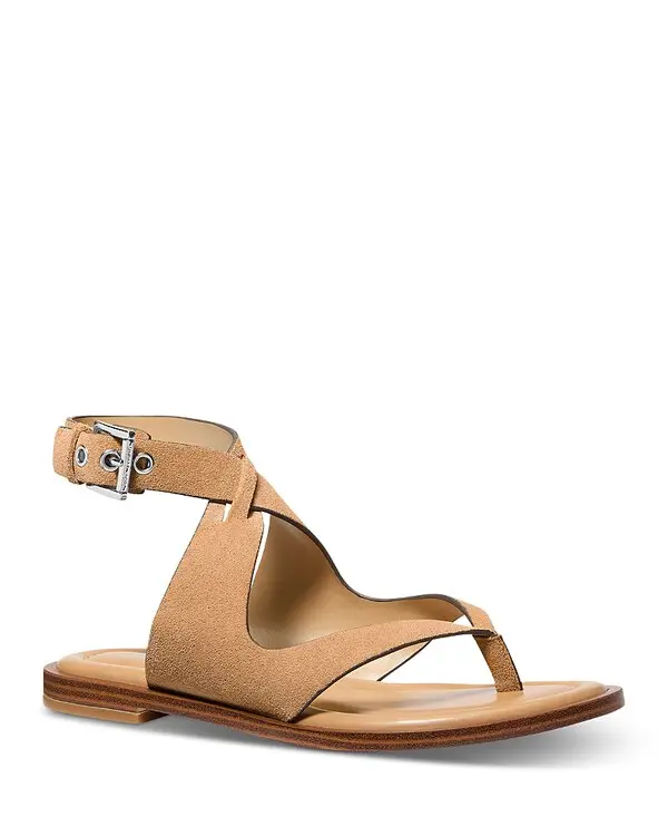 Michael Kors Irene Flat Thong Sandals - Peanut